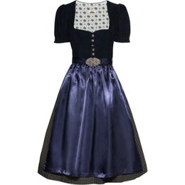 Almsach Midi Cord-Dirndl Dunkelblau (Gr&ouml;&szlig;e: 46)