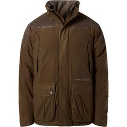 Pinewood Jacke Smaland Forest Padded Suede Brown (Gr&ouml;&szlig;e: XL)