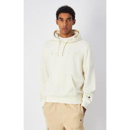 Champion Herren Kapuzensweatshirt &raquo;ICONS TONAL Terry Hoodie with Big Logo&laquo;, mit Kapuze, Langarm-Design, aus Baumwolle und Polyester beige S (44/46)