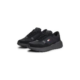 Tommy Jeans Damen Keilsneaker &raquo;MODERN RUNNER MIX&laquo; Freizeitschuh, Halbschuh, Schn&uuml;rschuh mit seitlichem Logo 40