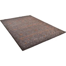 Theko Wollteppich &raquo;Nebraska ZO89615&laquo; rechteckig 10 mm H&ouml;he Handweb-Teppich, reine Wolle, Gabbeh-Struktur, handgewebt grau Wolle B : 70cm 1 Stk., 10mm,