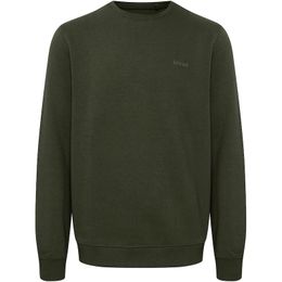 Blend Herren Sweatshirt &raquo;BHDOWNTON CREW&laquo;, aus Baumwollmischung, Slim Fit, mit Rundhalsausschnitt gr&uuml;n XXL
