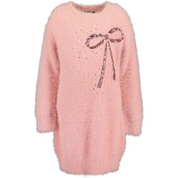 Blue Seven M&auml;dchen Strickkleid mit Pailletten rosa 110, N-Gr