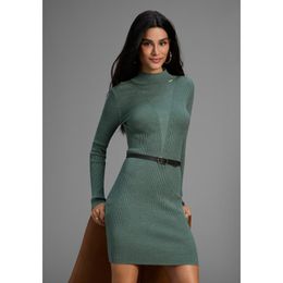 Bruno Banani Damen Strickkleid in Rippstrick 42, N-Gr