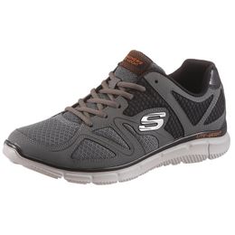 Skechers Herren Sneaker &raquo;VERSE-FLASH POINT&laquo; Freizeitschuh, Halbschuh, Schn&uuml;rschuh mit Memory Foam-Ausstattung grau 48,5