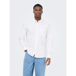 Only & Sons Only & Sons Herren ONLY & SONS Langarmhemd &raquo;ONSOXFORD LS SHIRT FRML NOOS&laquo; Baumwollmischung, regular fit XXL, N-Gr