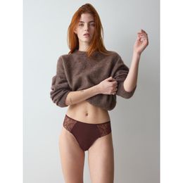 Triumph Damen Slip &raquo;Pretty Modal Tai&laquo; atmungsaktiv und weich braun S