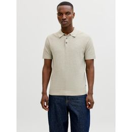 Jack & Jones Jack & Jones Herren Polokragenpullover &raquo;JPRBLURILEY KNIT POLO SS SN&laquo; Baumwolle, regular fit XS