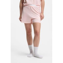 Hugo Underwear Damen HUGO Underwear Schlafshorts Hugo Logo-Elastikbund rosa XS, N-Gr