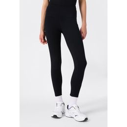 Champion Damen Leggings mit elastischem Materialmix aus Polyester und Elasthan schwarz XS (36), N-Gr