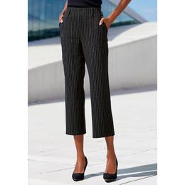 Lascana Damen Lascana Culotte mit Jacquard Strickmuster oder uni schwarz blau 32/34, N-Gr