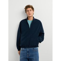 Pepe Jeans Herren Bomberjacke &raquo;BELVEDERE&laquo; mit Stehkragen, Aufn&auml;her blau XXL