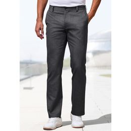 H.I.S. H.I.S Herren Stoffhose &raquo;aus leicht elastischer Struktur-Qualit&auml;t&laquo; bequeme Hose in 3 L&auml;ngen: 30 & 32 & 34 grau 32, L&auml;nge 30