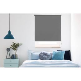 mydeco Seitenzugrollo &raquo;Thermo Win Rollo&laquo; verdunkelnd Sichtschutz ohne Bohren freih&auml;ngend bis L&auml;nge120 grau Polyester 160cm, einseitig verschiebbar, 