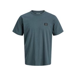 Jack & Jones Jack & Jones Herren Rundhalsshirt &raquo;JJCLEVELAND TEE SS CREW NECK SN&laquo; Baumwolle, regular fit blau S