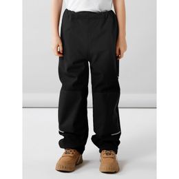 name it M&auml;dchen Regenhose &raquo;NKNALFA PANT SOLID NOOS&laquo; schwarz 152, N-Gr