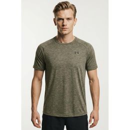 Under Armour Herren Trainingsshirt &raquo;UA TECH 2.0 SS TEE&laquo; Kurzarm-Design, mit Rundhalsausschnitt, atmungsaktiv gr&uuml;n M