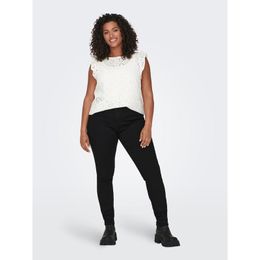 Only Carmakoma Damen Only CARMAKOMA Skinny-fit-Jeans &raquo;CARSTORM LIFE PUSH UP HW SK JEANS NOOS&laquo; schwarz 52, L&auml;nge 30