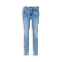 Tom Tailor Damen Tom Tailor Skinny-fit-Jeans &raquo;TTLUCIE Skinny&laquo; mit Viskose und Stretch - 5-Pocket-Style blau 34, L&auml;nge 30