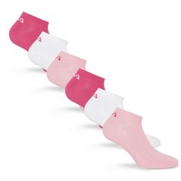Fila Damen Socken &raquo;UNISEX INVISIBLE PLAIN SOCKS&laquo; 6 Paar, 6 Paar tlg. mit eingestricktem Logo bunt 39-42