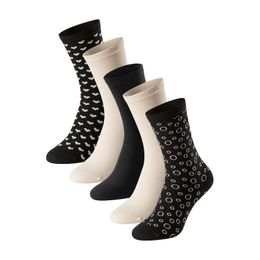 Schiesser Herren Socken &raquo;Bluebird&laquo; 5 Paar schwarz 39-42