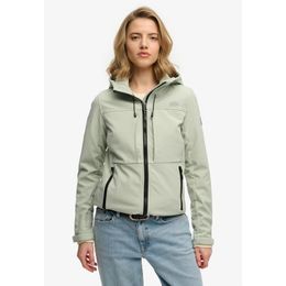 Superdry Damen Outdoorjacke &raquo;HOODED CLASSIC TREKKER JACKET&laquo; mit Kapuze mit Materialmix aus Polyester und Elasthan, Slim Fit M