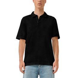 Qs Herren QS Poloshirt mit Struktur Muster S