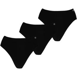 Apollo Damen Hipster Seamless Bambus Taillen / Huft Slip, weich und bequem! schwarz M