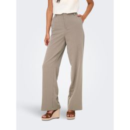 Only Damen Only Anzughose &raquo;ONLHATTIE-LANA HW W MEL PANT TLR NOOS&laquo; Materialmix beige 38, L&auml;nge 32