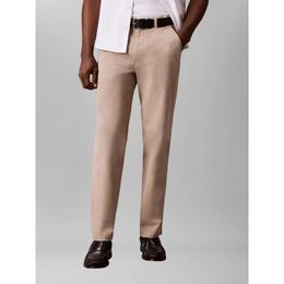 Calvin Klein Jeans Herren Chinohose &raquo;TAPERED COMFORT COTTON CHINO&laquo; Regular fit mit Eingrifftaschen beige 31, L&auml;nge 34