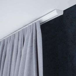 SN DECO GROUP Gardinenschiene &raquo;Objektschiene SC&laquo; 1 l&auml;ufig-l&auml;ufig Fixma&szlig; erh&auml;ltlich in versch. L&auml;ngen und Farben, Innenlauf, Vorlangschiene wei&szlig; 