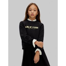 Calvin Klein Jeans Damen Sweatshirt, Regular fit, f&uuml;r Kinder bis 16 Jahre schwarz 14 (164)