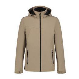 Icepeak Herren Softshelljacke &raquo;Icepeak BRIMFIELD&laquo; mit Kapuze mit abnehmbarer Kapuze, winddicht, wasserabweisend, atmungsaktiv 58