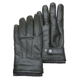Pearlwood Damen Pearlwood Lederhandschuhe &raquo;Newton&laquo; leichte Vintage Optik durch Waxfinish braun 9
