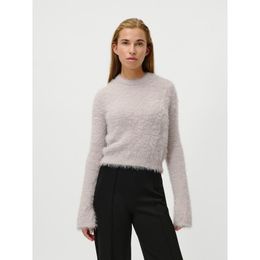 Leger Damen LeGer Rundhalspullover &raquo;Sharon, LeGer by Lena Gercke&laquo; aus Flauschgarn, Schlitz am &Auml;rmel rosa 38