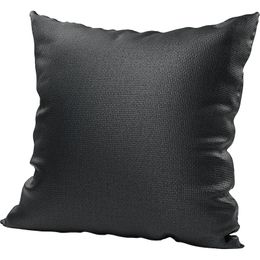 HOMING Dekokissen &raquo;St. Moritz&laquo; Pflegeleicht grau Polyester B/L: 40cm x 40cm, 1 Stk.