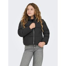 Kids Only M&auml;dchen KIDS Only Steppjacke &raquo;KOGDOLLY SHORT PUFFER JACKET OTW&laquo; mit Kapuze mit abnehmbarer Kapuze schwarz 116