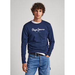 Pepe Jeans Herren Langarmshirt &raquo;EGGO LONG&laquo; blau S (48)