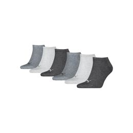 Puma Damen Puma Sneakersocken &raquo;Puma UNISEX SNEAKER PLAIN 6P ECOM&laquo; Packung, 6 Paar, 6 Stk. tlg. mit modischen Puma-Branding grau 39-42
