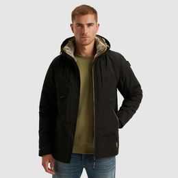 PME-Legend Pme Legend Herren PME LEGEND Winterjacke mit Kapuze Herausnehmbares Fellimitat schwarz 3XL