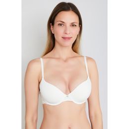 JOOP! Damen JOOP! T-Shirt-BH &raquo;Beautiful&laquo; nahtlose Cups, glatter Look, weiche Stretch-Qualit&auml;t wei&szlig; 85, Cup C