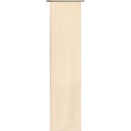 WIRTH Schiebegardine &raquo;Newbury&laquo; Klettband 1 Stk. tlg. Ohne Befestigungszubeh&ouml;r, Breite: 57 cm beige Jacquard, Baumwolle, Polyester 145cm, Klettband, 57cm