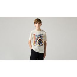 Levi's Kids Jungen Levi's Kids T-Shirt &raquo;LVB SPEED TRIAL TEE&laquo; for Boys, mit gro&szlig;em Frontprint beige 8 (128)
