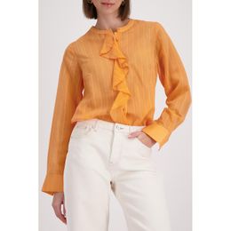 monari Damen R&uuml;schenbluse &raquo;Streifen + Volants&laquo; mit Volants 38