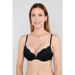 JOOP! B&uuml;gel-BH &raquo;Beautiful&laquo; mit Spitzenbesatz schwarz 70, Cup E B&uuml;gel-BH