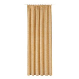 WIRTH Vorhang &raquo;B-Holmsund&laquo; Kr&auml;uselband 1 Stk. tlg. beige Chenille, Polyacryl 145cm, Kr&auml;uselband, 132cm