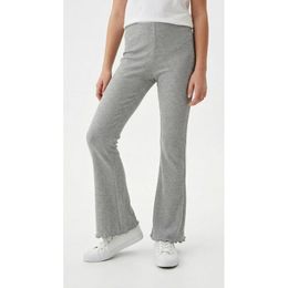 name it Kinder Jerseyhose &raquo;NKFNAKAL BOOTCUT LEGGING NOOS&laquo; mit ausgestelltem Bein grau 92, N-Gr