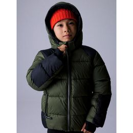 name it Jungen Skijacke &raquo;NKMMOTION05 SKI JACKET FO&laquo; mit Kapuze wasser- und winddicht, mit Skipasstasche gr&uuml;n 164