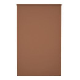 GOOD LIFE Seitenzugrollo &raquo;Amelie&laquo; Lichtschutz mit Bohren 1 St&uuml;ck braun Polyester 180cm, 112cm