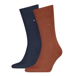 Tommy Hilfiger Herren Socken &raquo;TH MEN SOCK CLASSIC 2P&laquo; 2 Paar, Mit eingestricktem Flag-Logo bunt 43-46